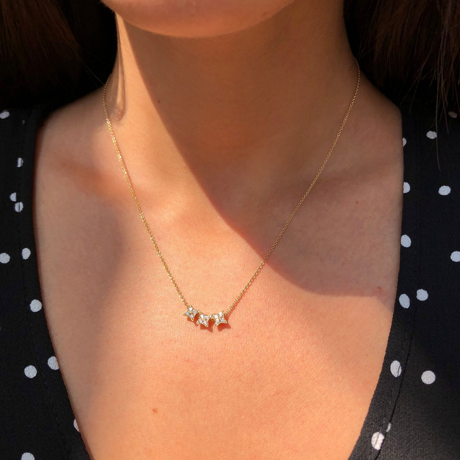 Jupiter Necklace with Diamonds