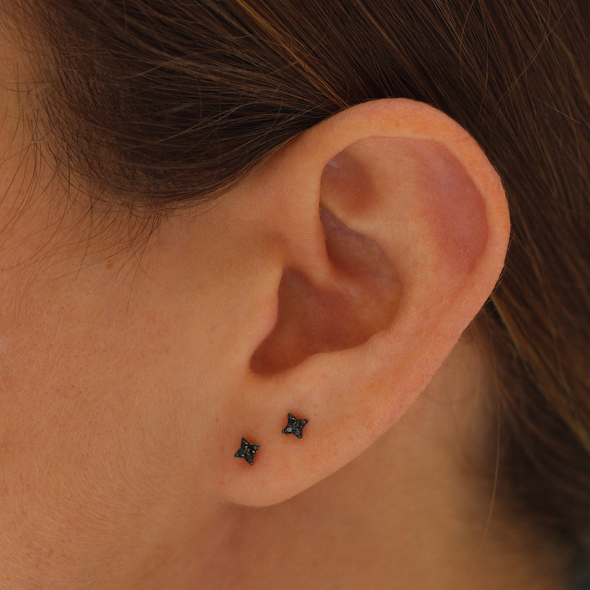 Venus Gold Earrings diamonds HOTCROWN